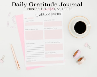 30 Days of Gratitude Digital Notebook - Etsy