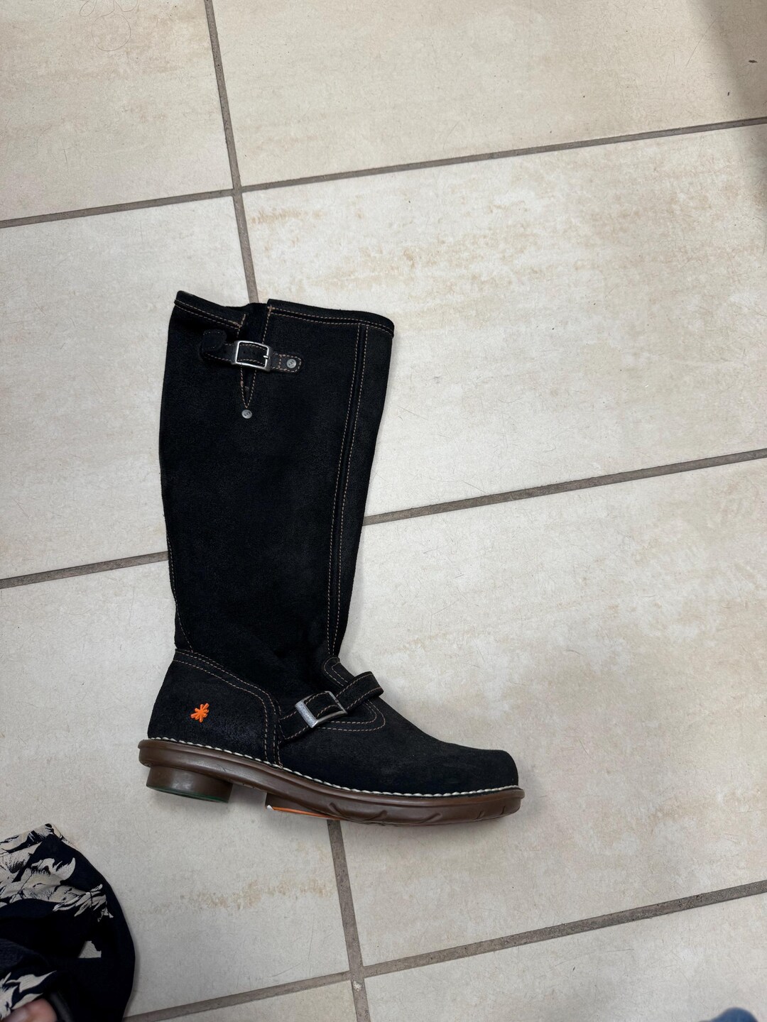 The Art Company Black Suede Techno Boots Size 36 EU - Etsy