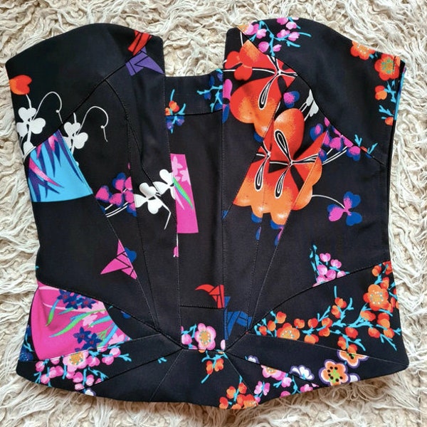 Y2K Japanese Patterns Mesh Tee / Crop Mesh Tee / Crop Top / Sisters ...