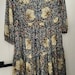 William Morris for H&M Maxi Dress / Floral Leaf Flower Print Romantic ...