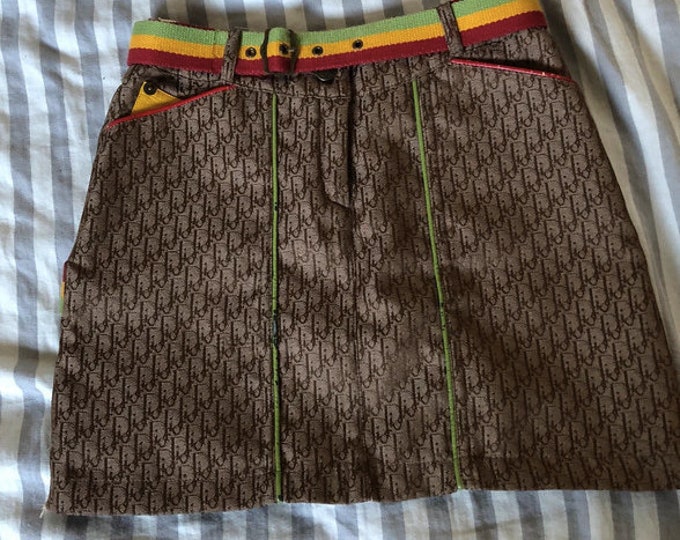 Baby Dior Rasta Collection Trotter Skirt 10A / Christian Dior Rasta ...