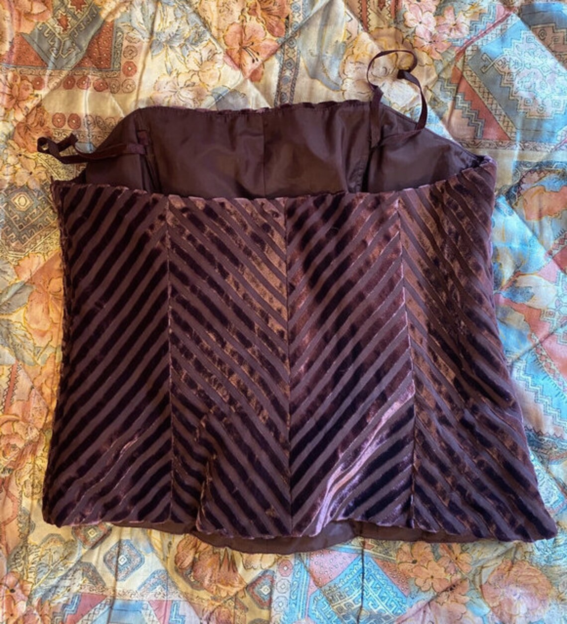 Purple Velvet Corset Top Bustier / Jasper Conran / Size M / New - Etsy
