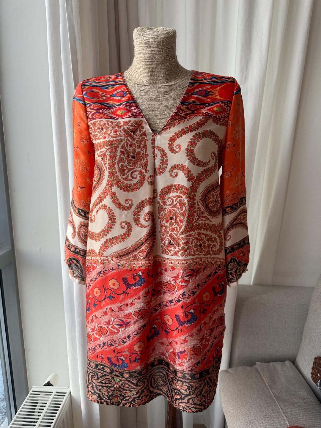 Vintage Legatte Italian Designer Mesh Dress / Retro Artsy Long Mesh ...