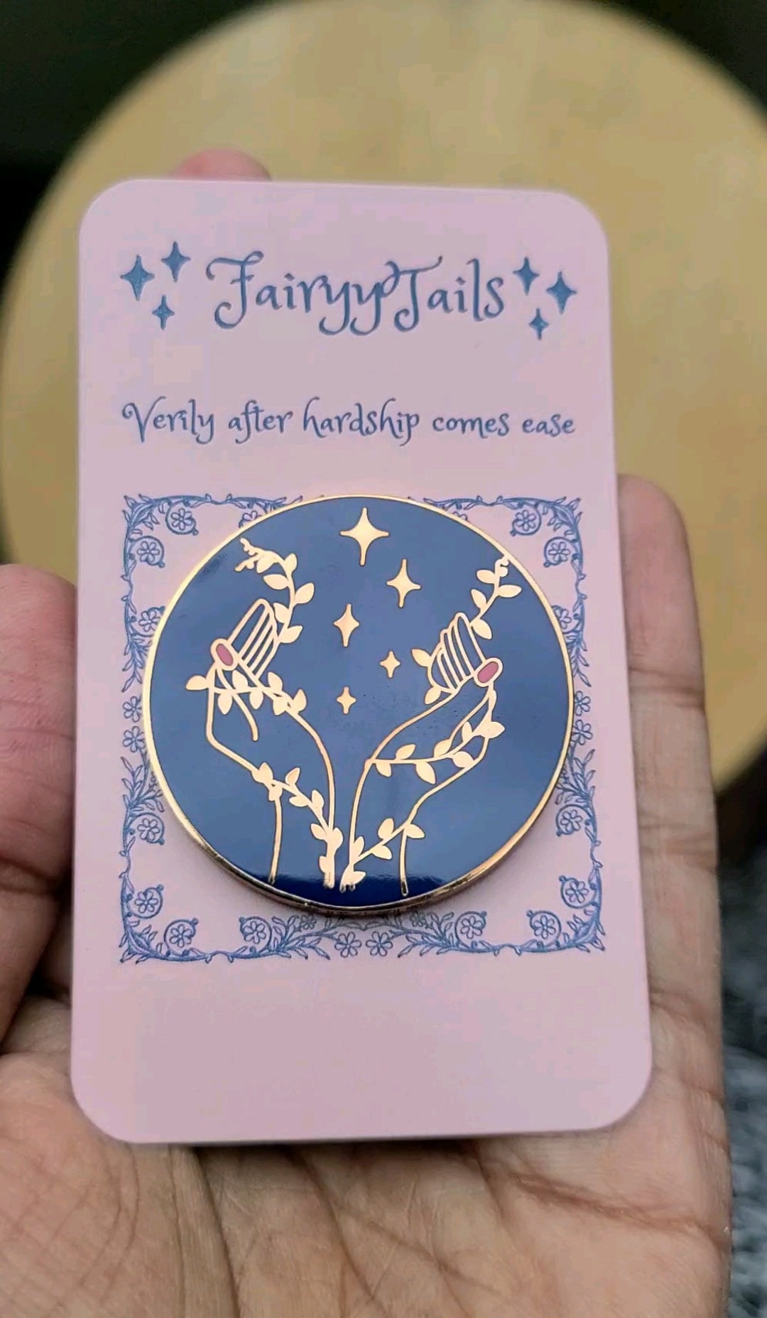 Hand of Hope Enamel Pin | Aesthetic Pins | Whimsical Pin | Hand and ...