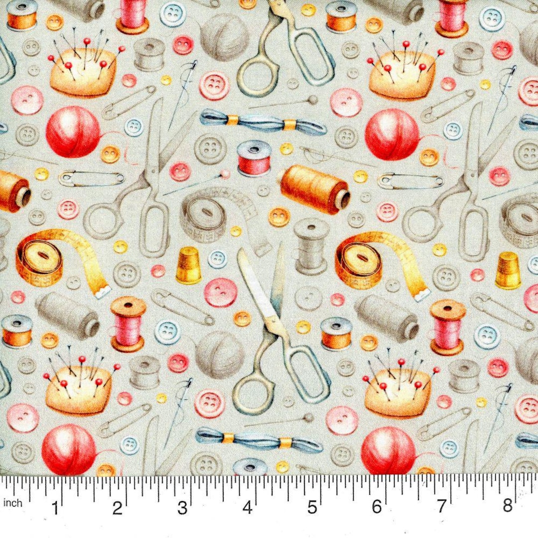 Cotton Fabric Sewing Notions: 1 Yard, 45" Wide - Marshall Dry Goods - Etsy