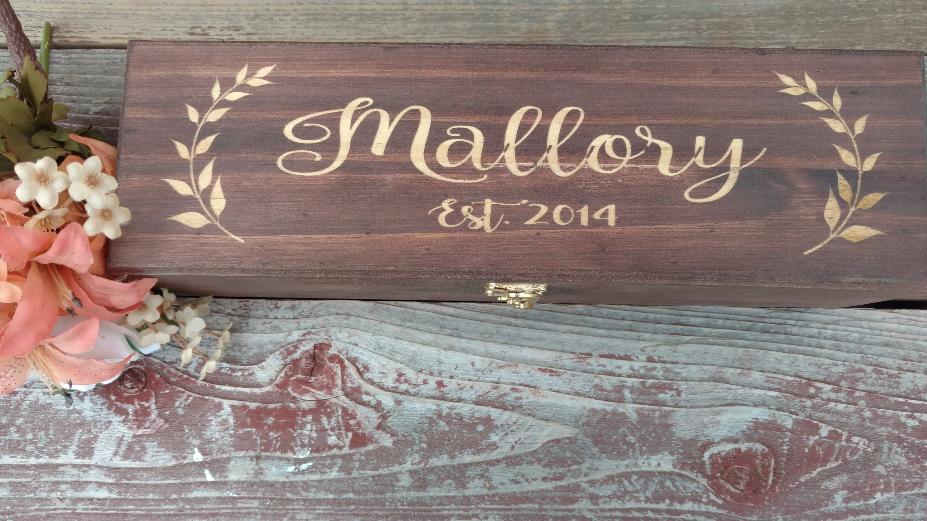 Wine Box Custom Wine Box Wedding Wine Box Ceremony Wine Box - Etsy