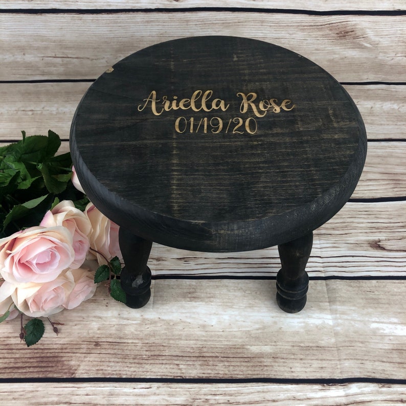 Personalized Kids Stepping Stool Rustic Home Decor | Etsy