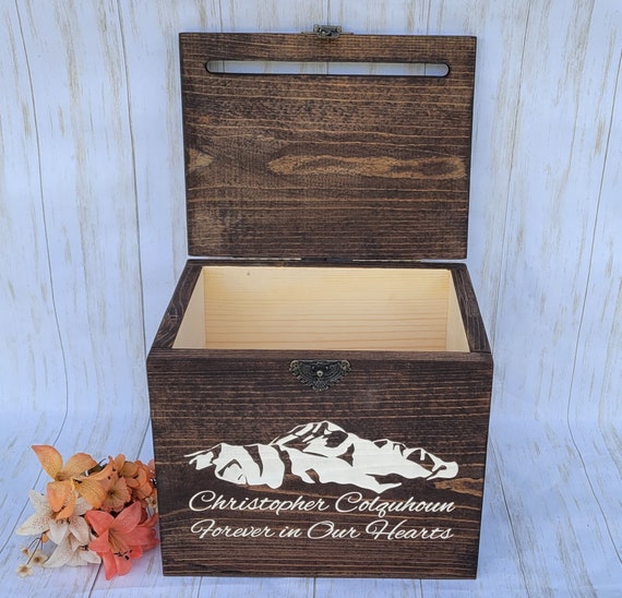 Memorial Gift Memorial Box Memory Box Personalized Grief | Etsy