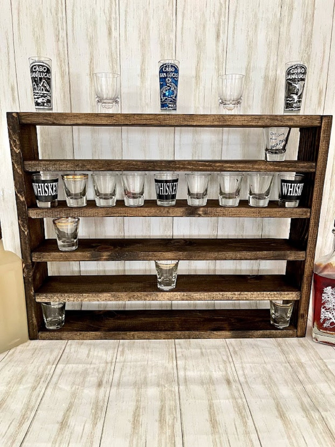 Shot Glass Rack - Shot Glass Holder - Holds up to 54-1.5 Ounce Shot ...