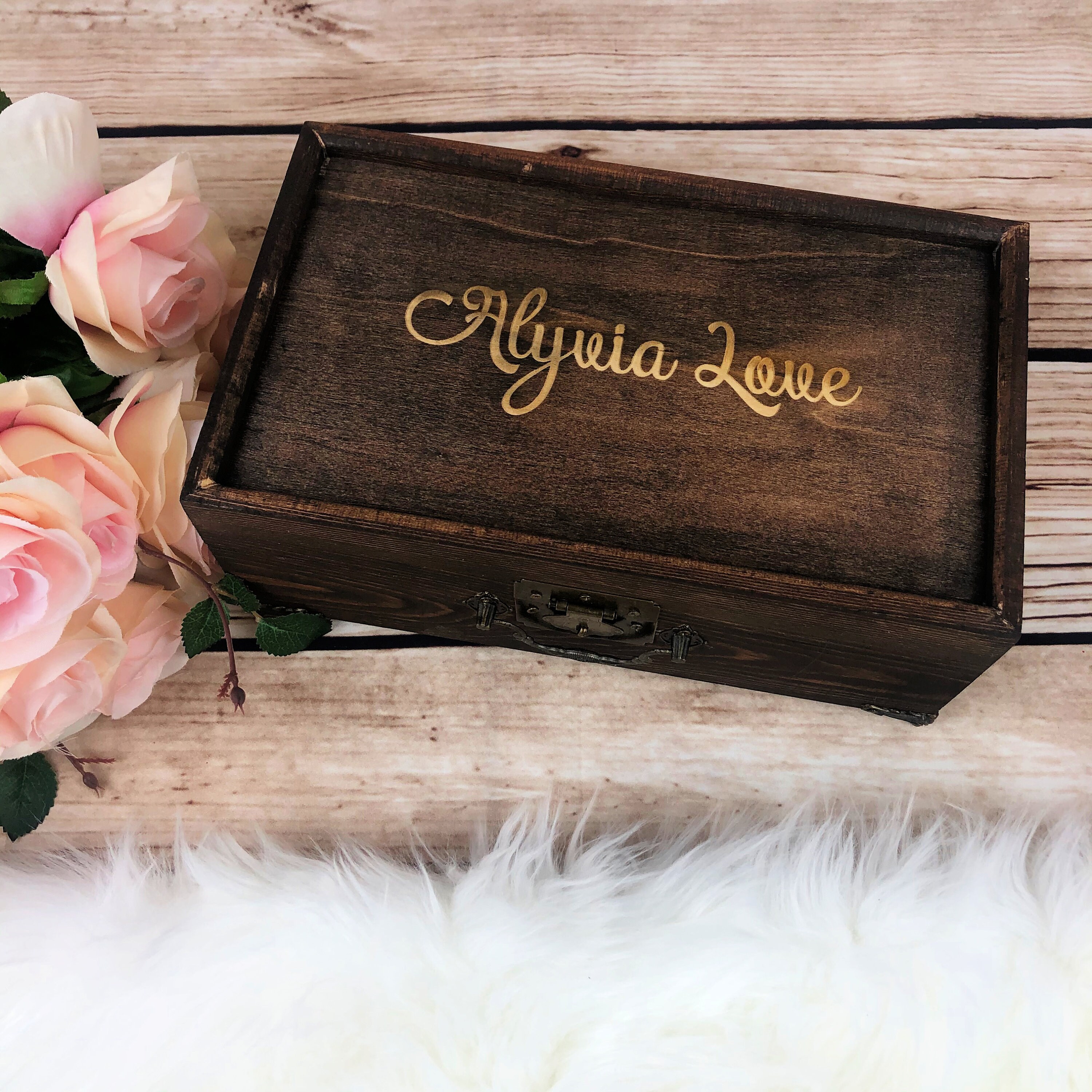 Jewelry Box Blended Family Gift Engraved Jewelry Box Step | Etsy