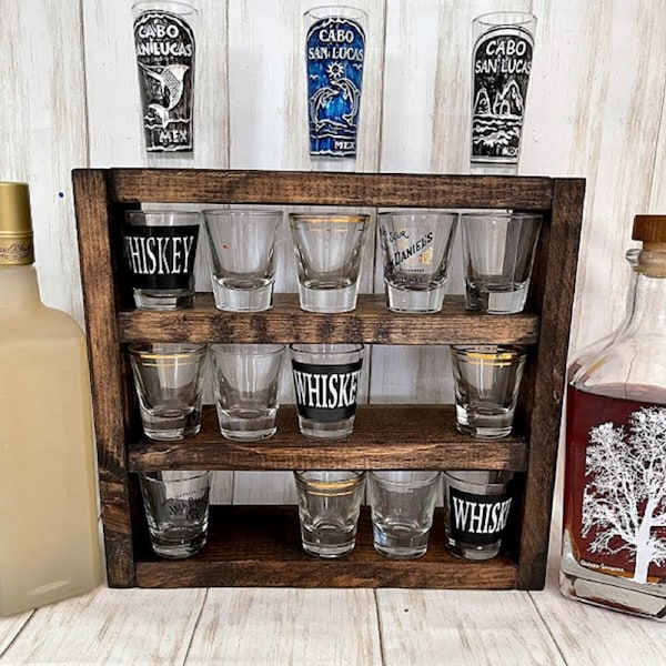 Shot Glass Display - Etsy