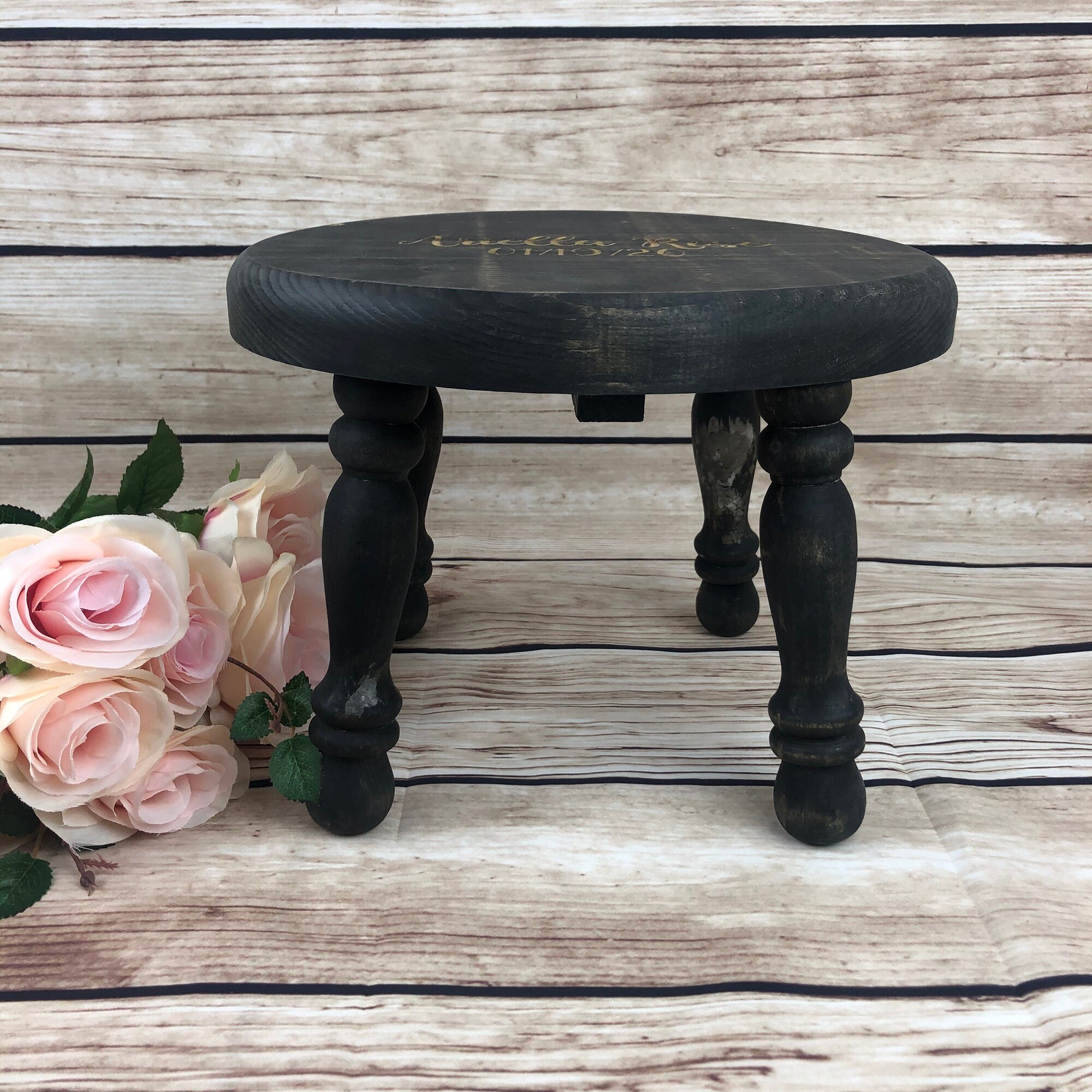 Personalized Kids Stepping Stool Rustic Home Decor | Etsy