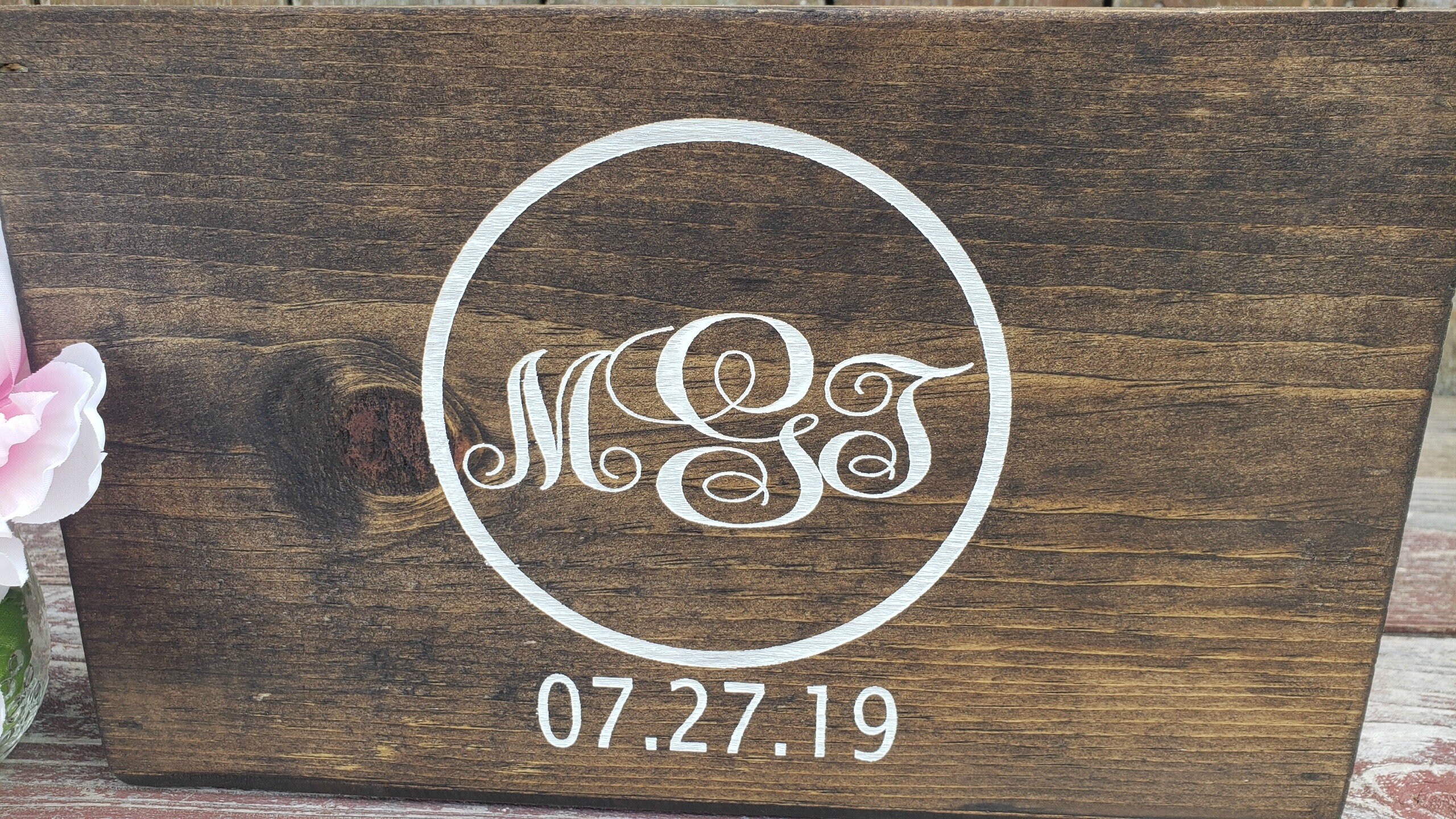 Personalized Wedding Card Box Wedding Card Box Monogram - Etsy