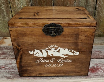 Box With Card Slit - Etsy