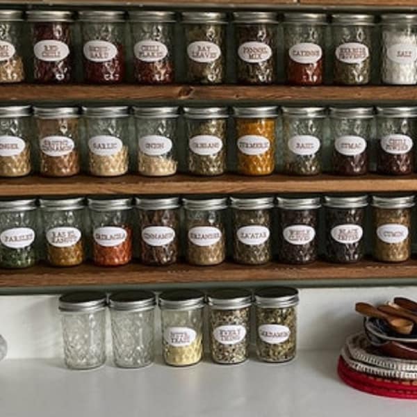 Mason Jar Rack - Etsy