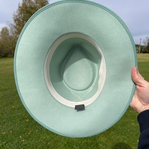 Light Mint Green Round Sun Hat Gift Holiday Wear Fashion - Etsy