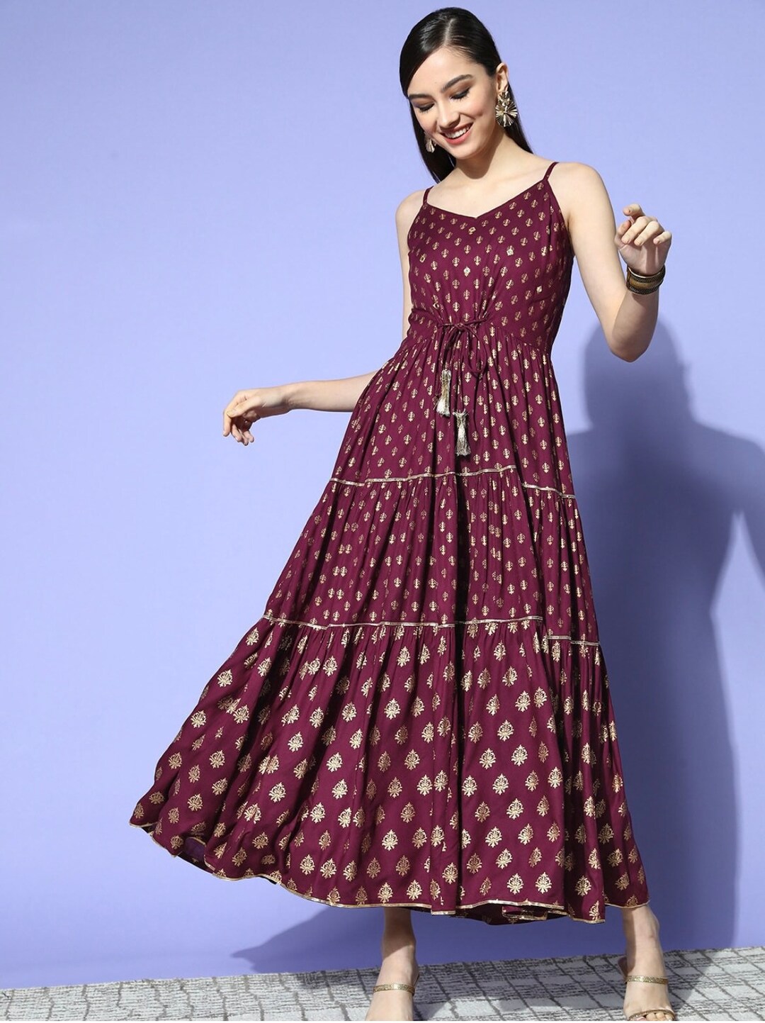 Hand Woven Maxi Dress for Women | Women Party Dress | Indian Maxi Dress ...