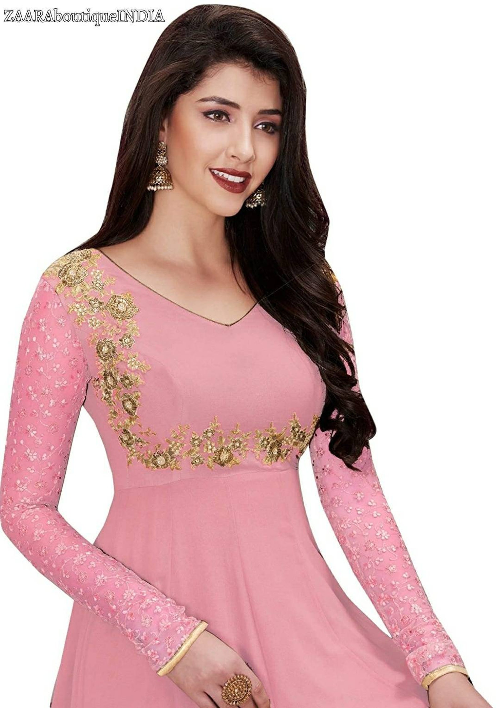 Indian Pakistani Hand Worked Sequence Embroidered Salwaar - Etsy