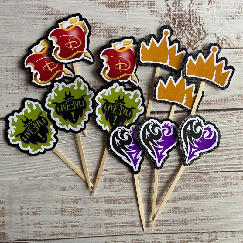 Descendants Cake Topper - Etsy