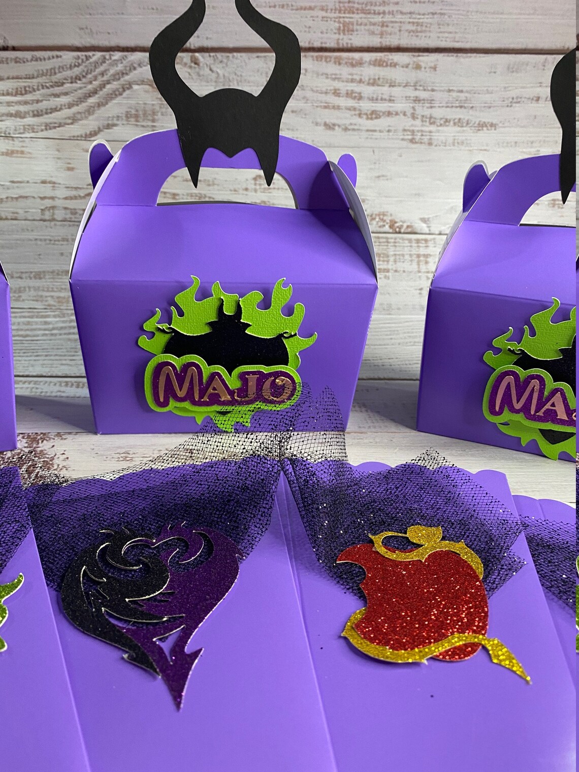 Descendants Goody Box Descendants Favor Bags Custom - Etsy