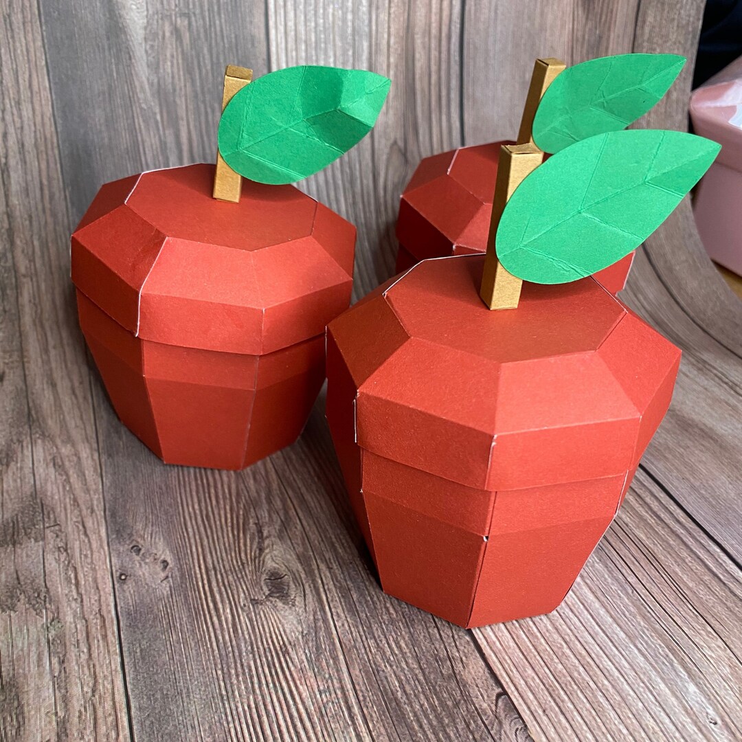 School Apple Box, Descendants Apple Box, Apple Goody Box, Apple Gift ...