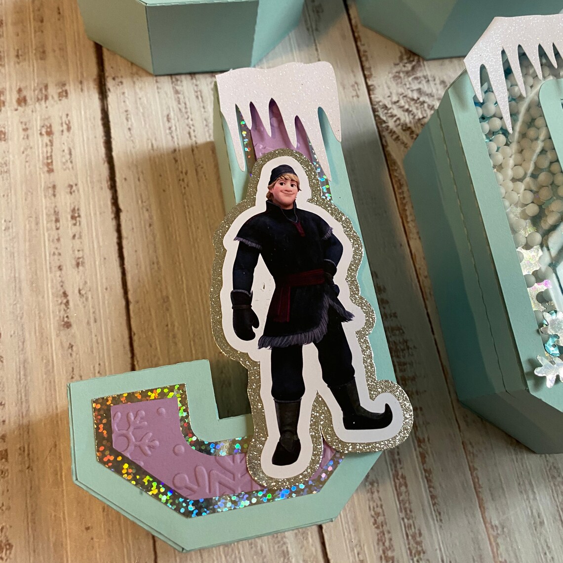 Frozen 3d Letters Frozen Party Supplies Frozen Birthday - Etsy