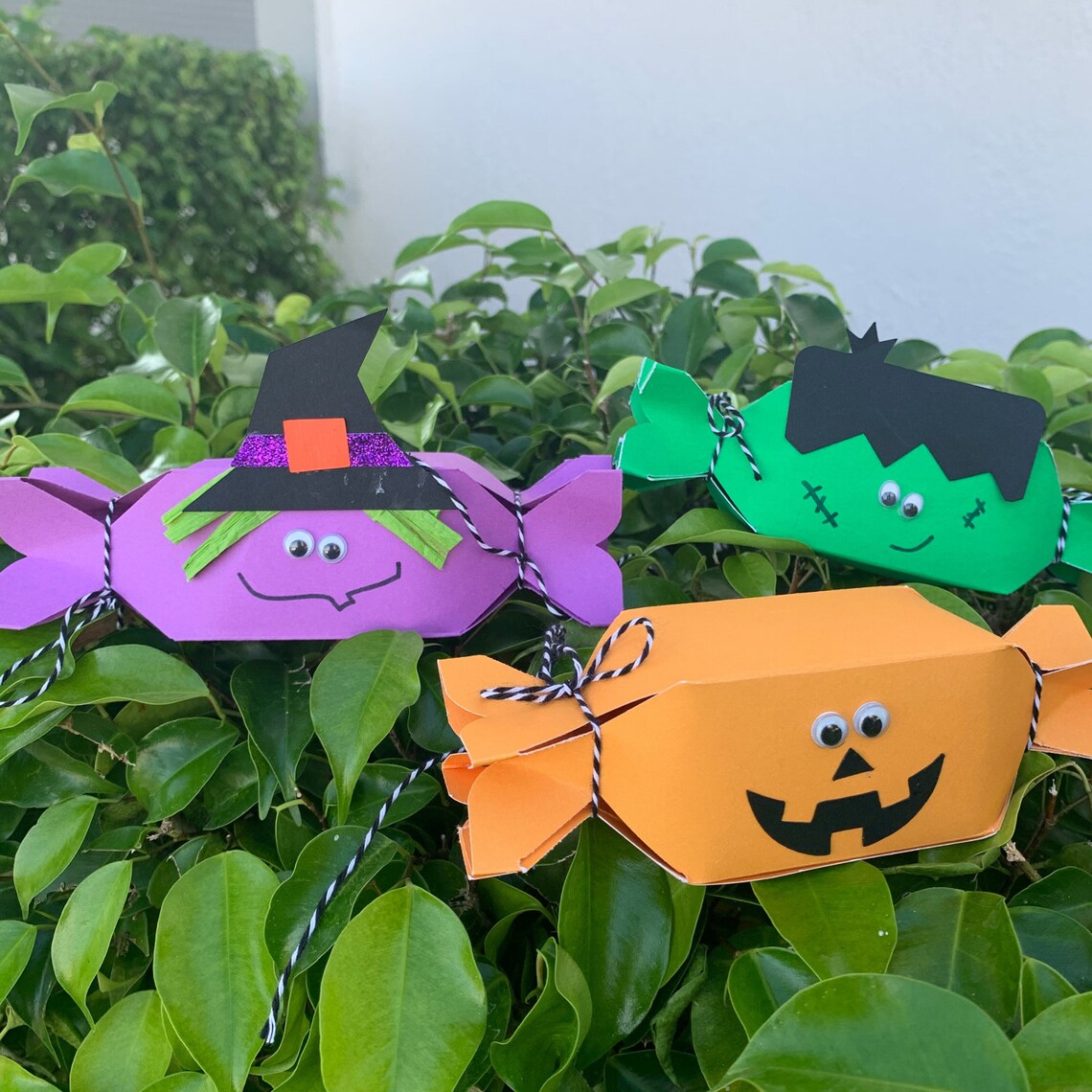 6 Halloween Candy Box Halloween Candy wrapper Halloween | Etsy