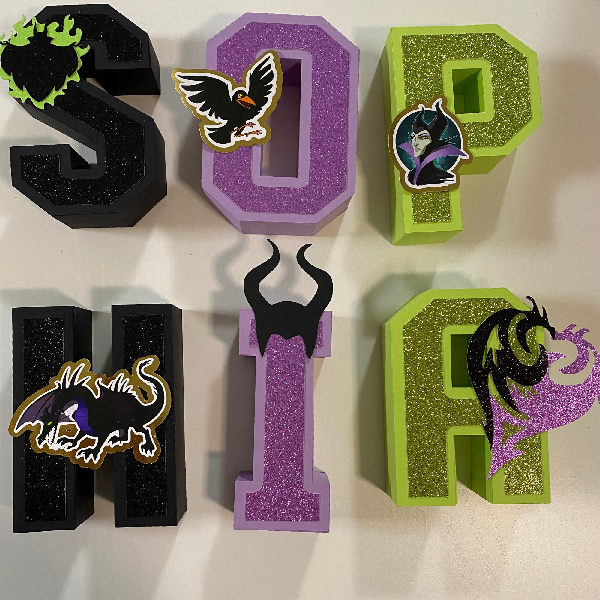 Descendants 3D Letters Custom 3D Letters Descendants Party - Etsy Australia