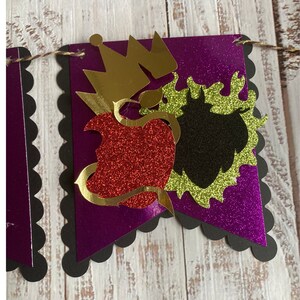 Descendants Birthday Party Banner and Decorations, Descendants Happy ...