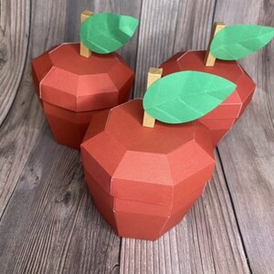 School Apple Box, Descendants Apple Box, Apple Goody Box, Apple Gift ...