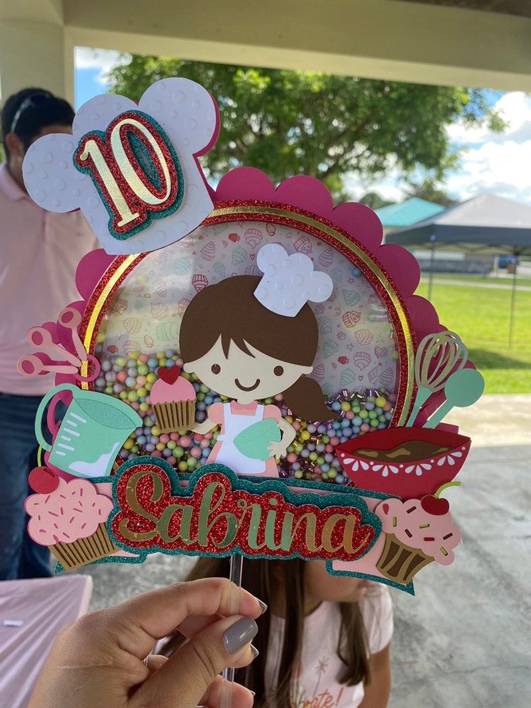 Custom Baking Cake Topper, Baking Party Decor, Chef Party Supplies ...