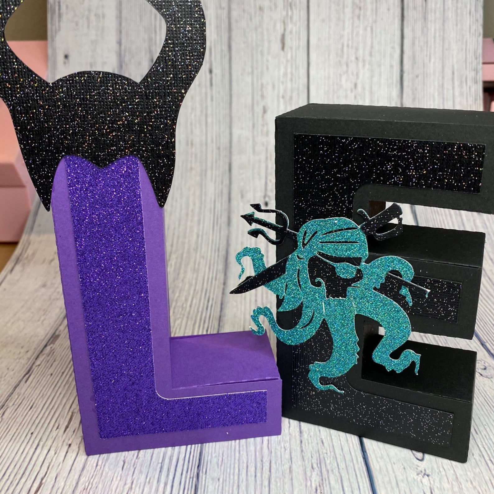 Descendants 3D Letters, Custom Party Decor, Nursery Name Sign - Etsy