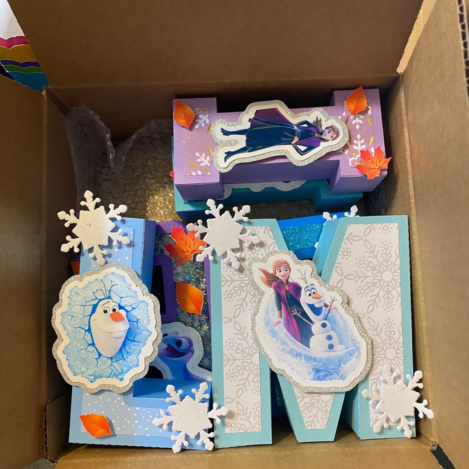 Frozen 3d Letters Frozen party supplies Frozen birthday | Etsy
