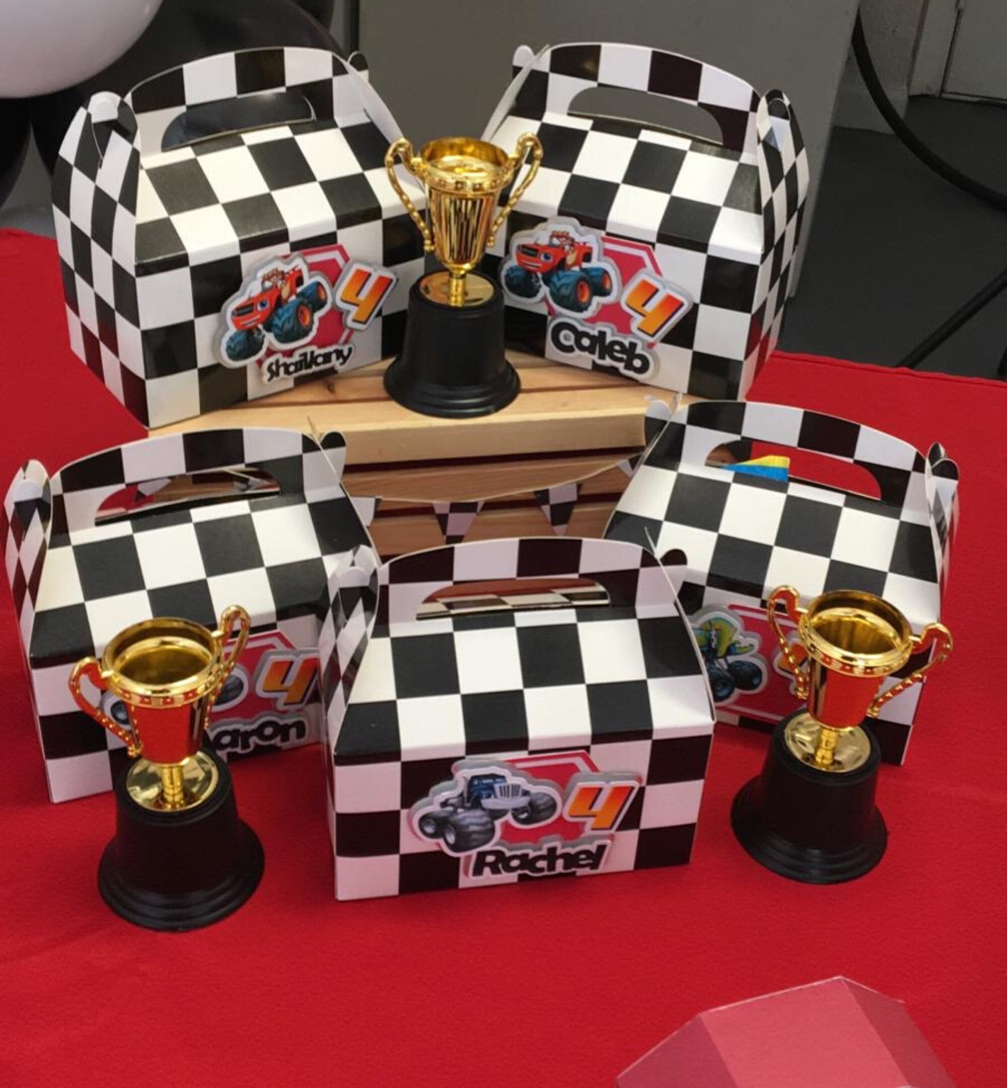 Blaze Monster Machines Favor Boxes, Race Car Birthday Party Decor - Etsy