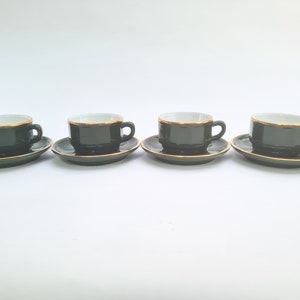 Vintage Apilco Coffee Cups. Set of 4 - Etsy