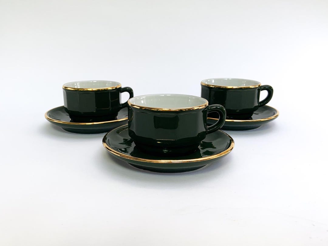 Vintage Apilco Coffee Cups. Set of 3 - Etsy