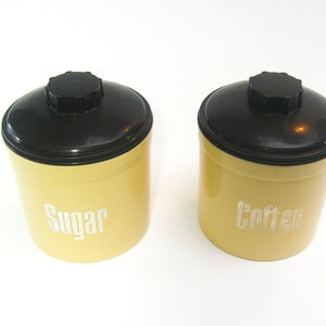 70s Coffee and Sugar Containers - Etsy