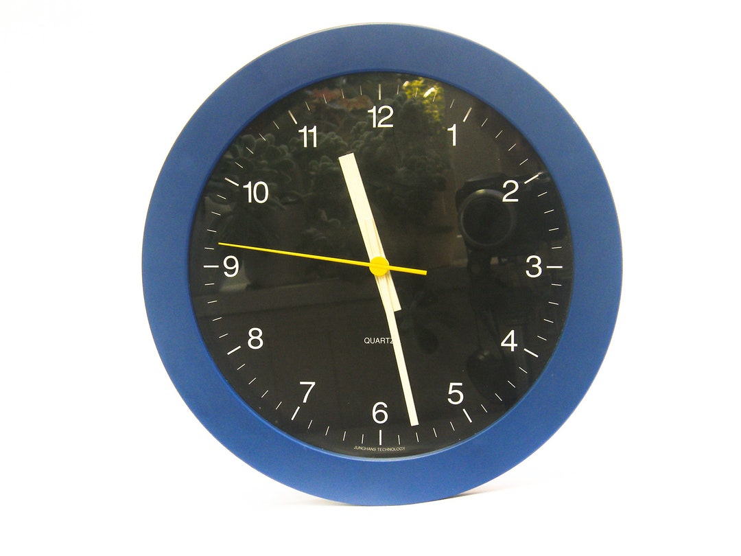 90s Junghans Wall Clock. Postmodern Design - Etsy