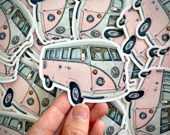 Vw Bus Sticker - Etsy