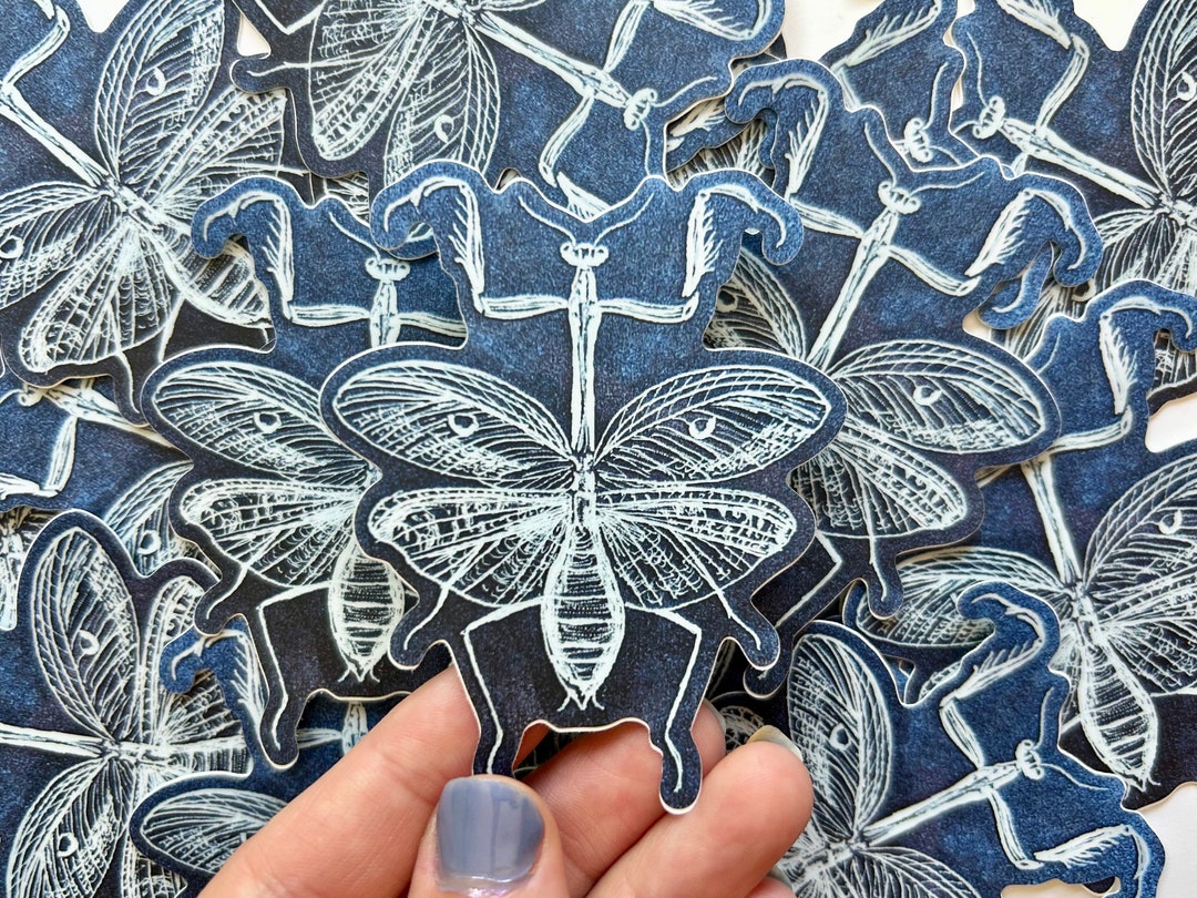 Mantis Sticker, Praying Mantis Art, Waterproof Sticker, Insect, Bug ...