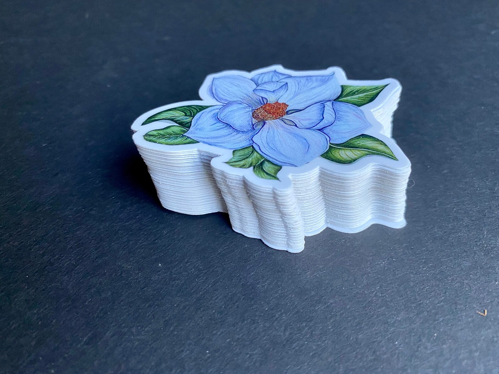 Magnolia Sticker Magnolia Flower White Magnolia Flower - Etsy