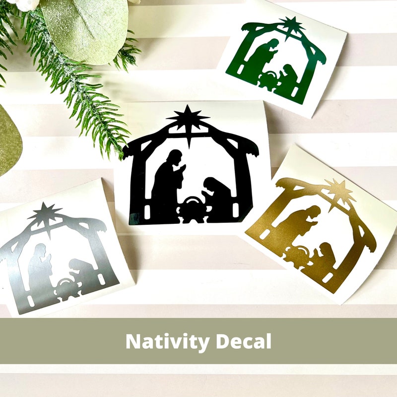 Nativity Stickers - Etsy