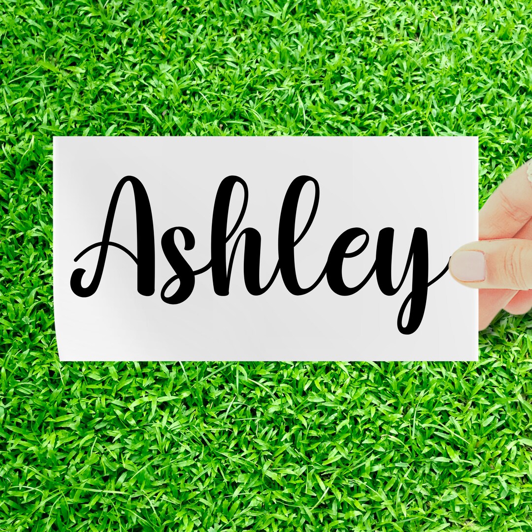 Custom Name Decal Stickers, Tumbler Decal, Car Decals, Pantry Labels ...