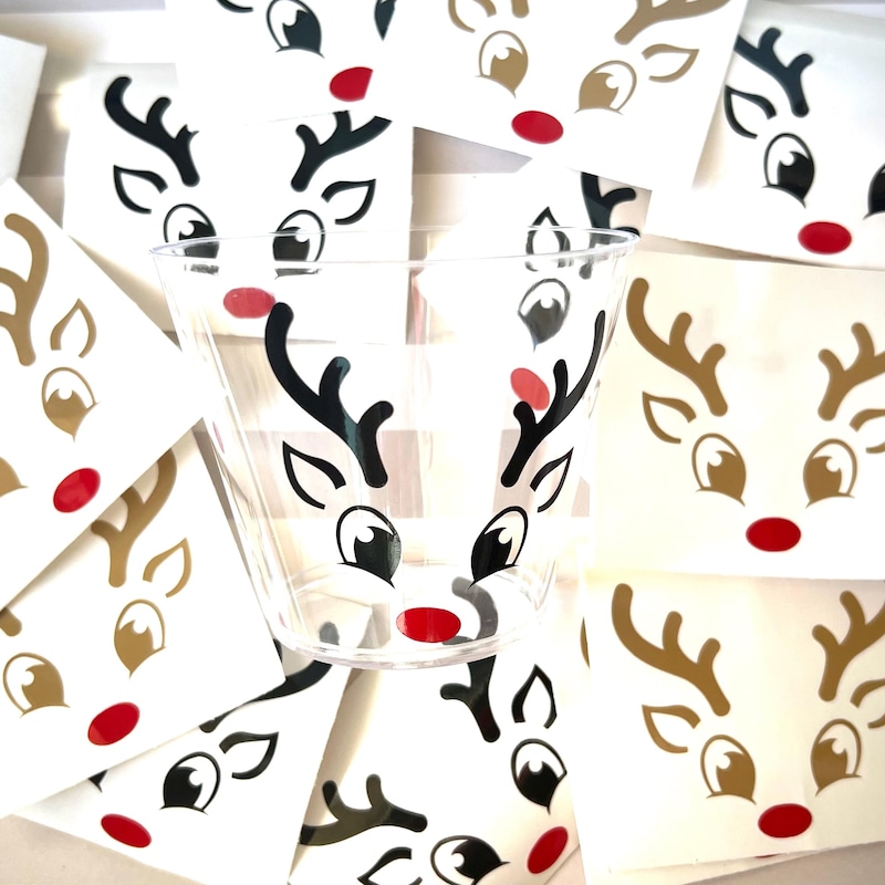 Reindeer Decals - Etsy
