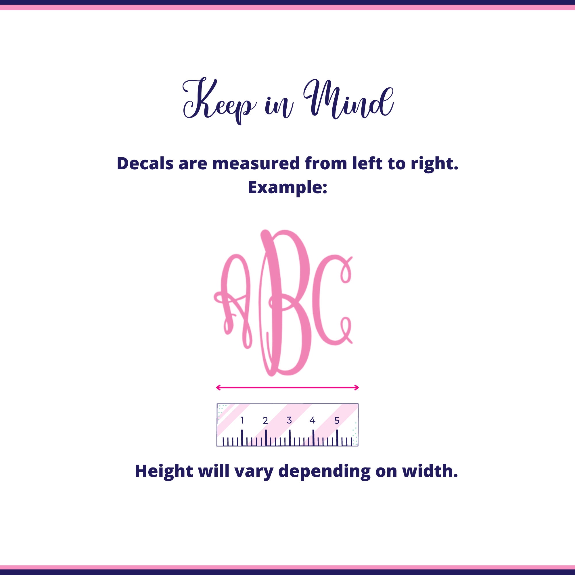 Monogram Car Decal Vinyl Monogram Car Monogram Laptop - Etsy