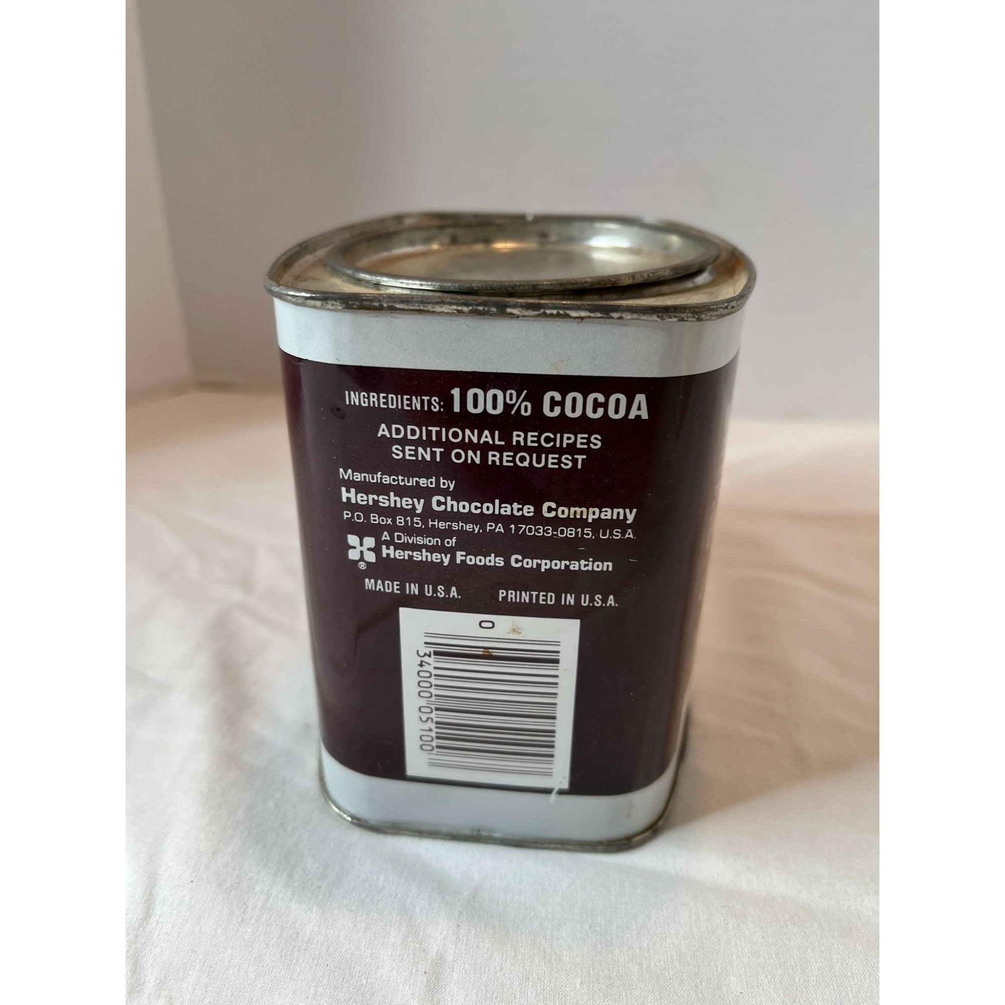 Hershey's Cocoa Tin Can - Etsy