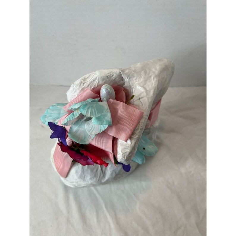 Vintage Paper Mache White Rabbit Bunny Easter Decor Display - Etsy