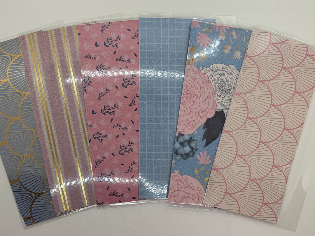 Rose Gold/pink Cash Envelopes Set of 6 - Etsy