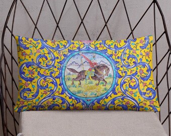 Persian Design Pillow - Etsy