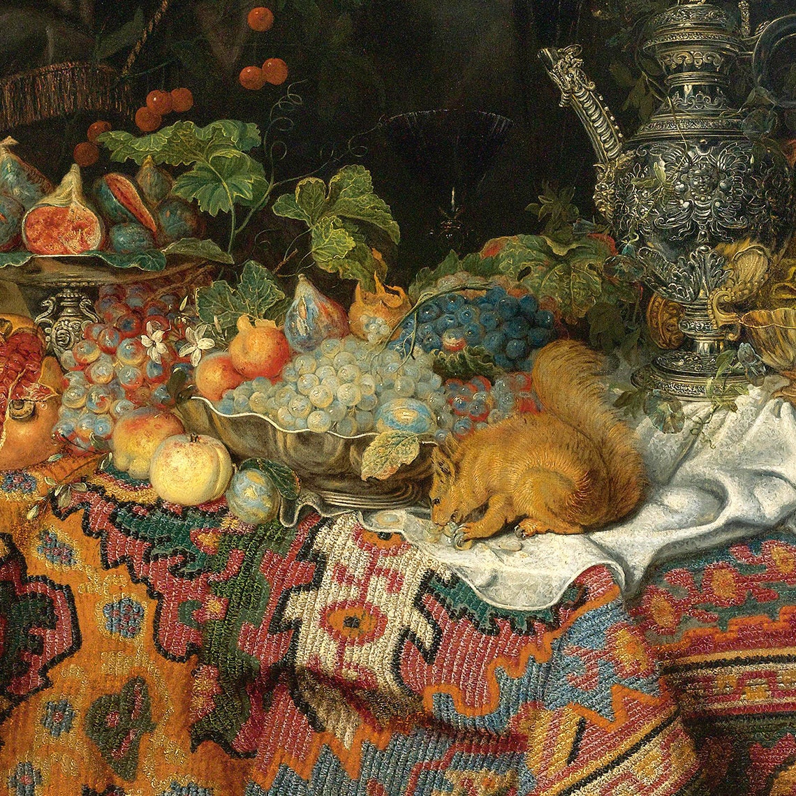 Still Life With Persian Rug | Still Life Painting Canvas by Willem ...